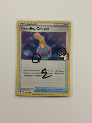 2x SWIRL Canceling Cologne 136/189 Holo Pokemon Prize Pack Series NM ...
