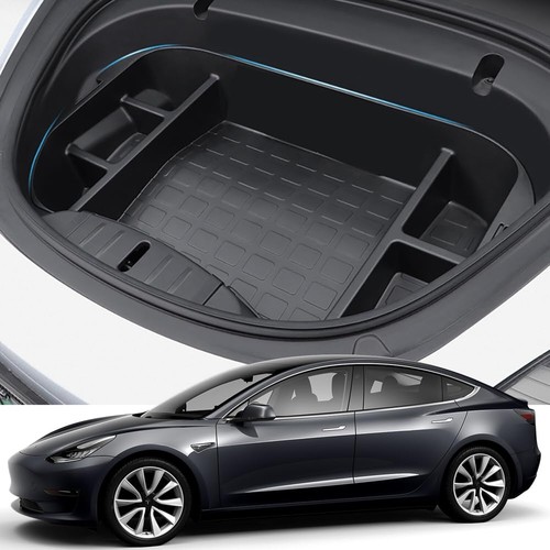 2017-2020 Tesla Model 3 Custom-Fit Frunk Organizer, Insert Cargo Front ...