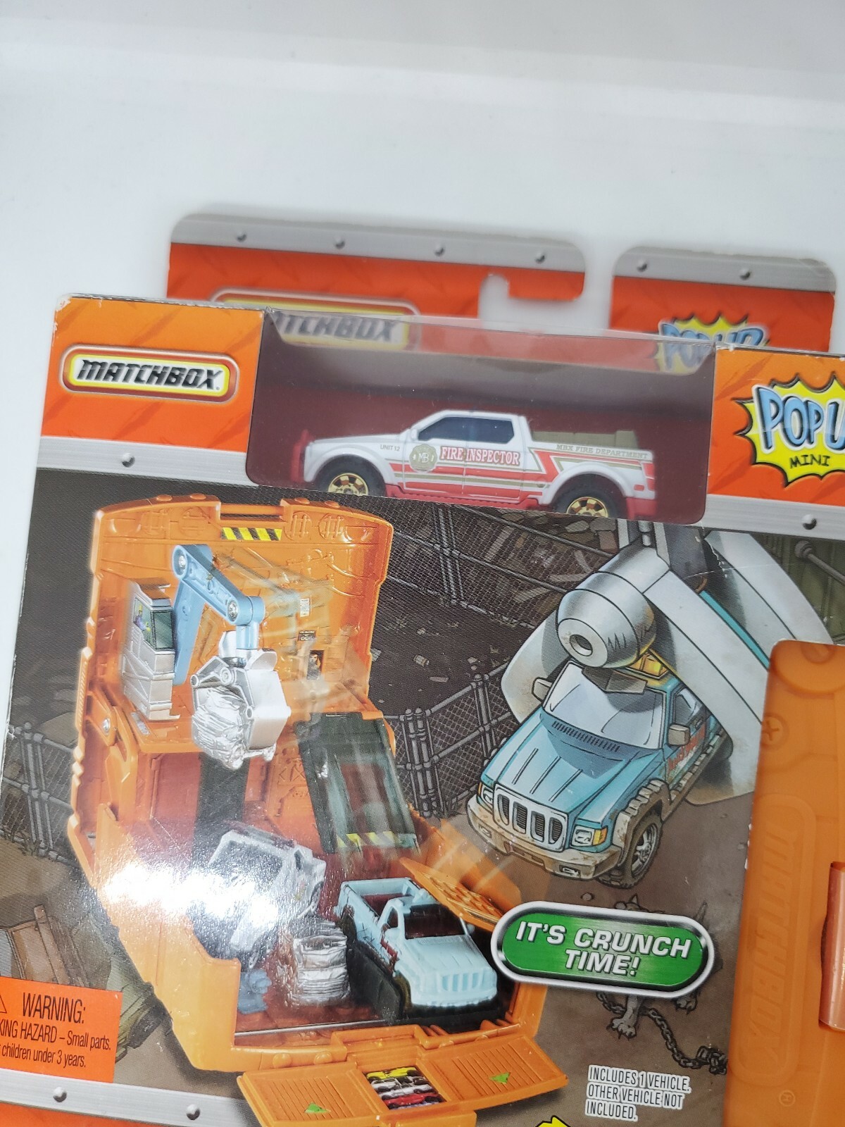 NIB Matchbox Popup Mini Junkyard Adventure Set Playset - With Collector ...