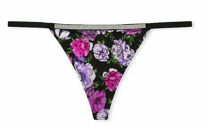 XL Victoria Secret Very Sexy Bombshell Rhinestone Shine V-String Bling Panty NEW | eBay