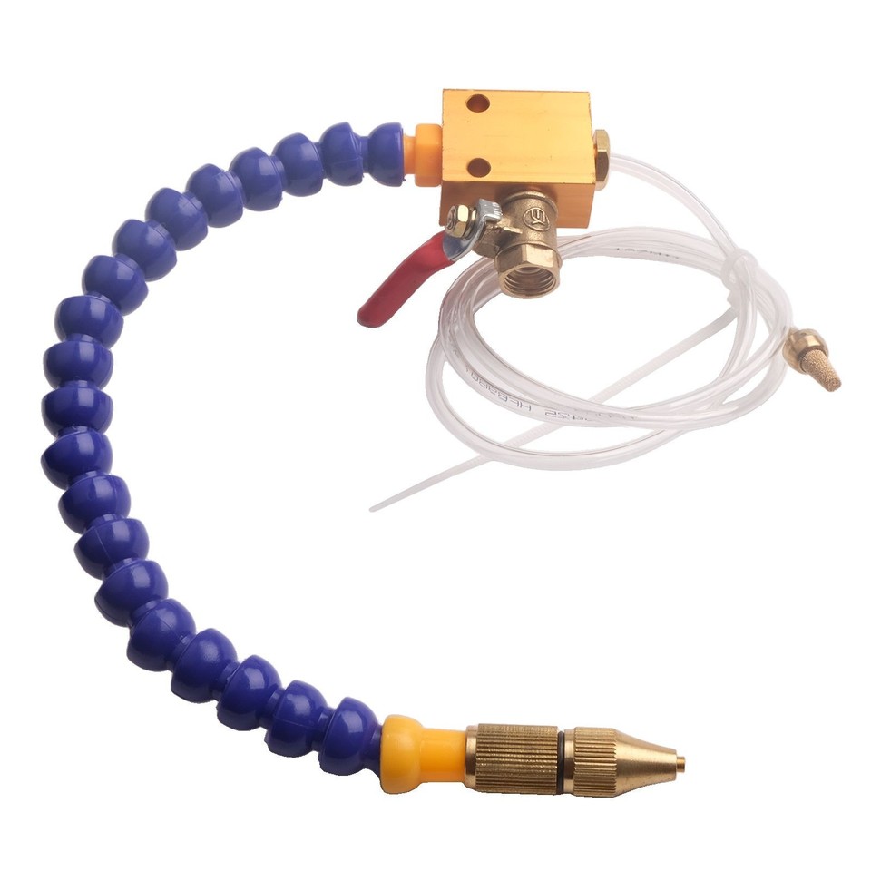 Mist Coolant Injection System 125cm Air Hose 375mm Length Blowing Metal ...