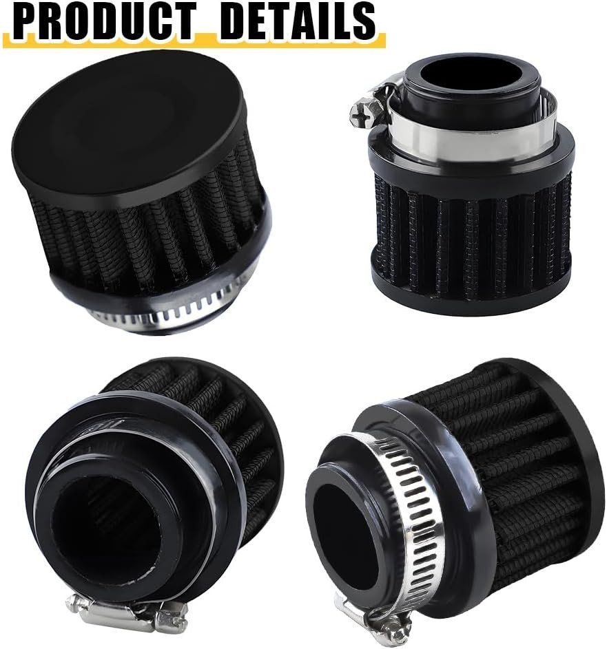 Filter, Valve Cover Breather, 25mm Auto Crankcase Cold Air Filter ...