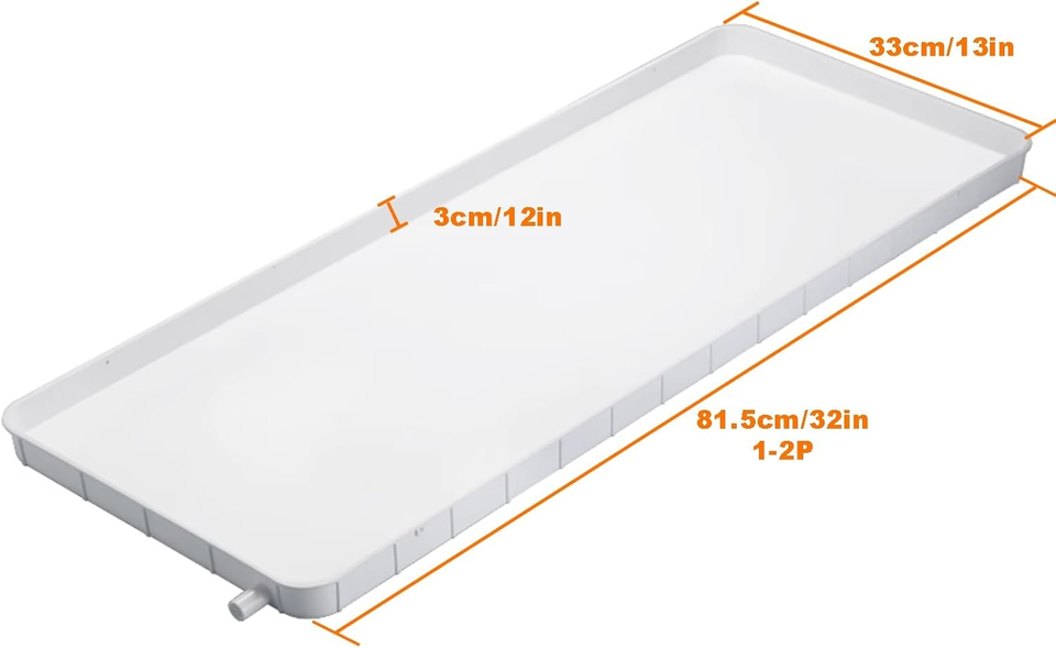 Condensate Drain Pan Plastic Drip Tray, Air Conditioner Drip Pan with ...