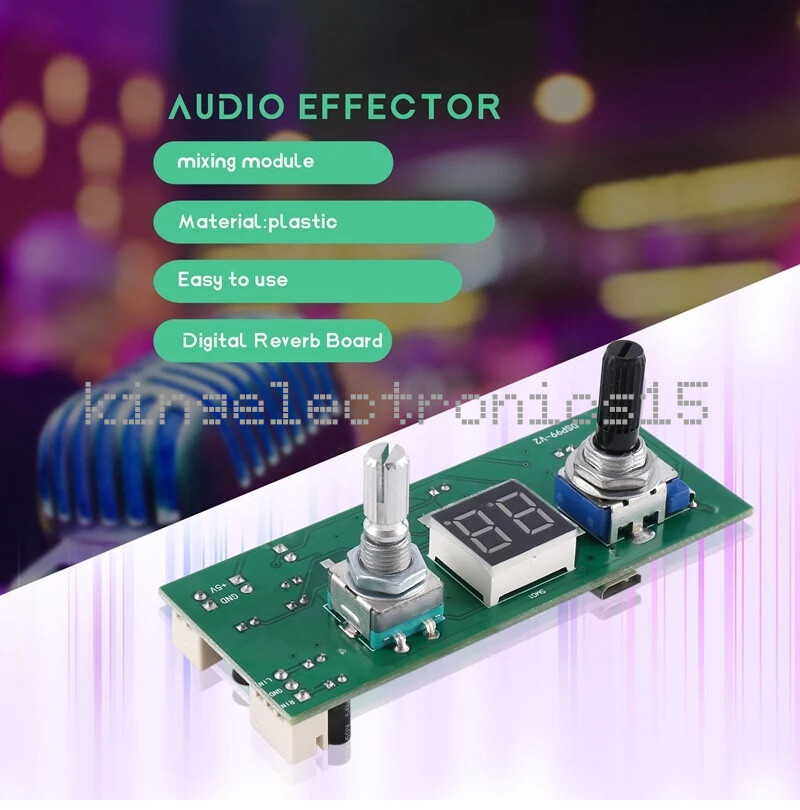 DSP Digital Reverberation Karaoke Reverb Board KTV Mixer Effector Anti-Whistling | eBay