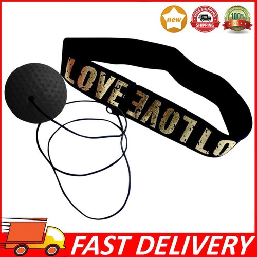 Boxing Reflex Speed Training PU Punch Ball Elastic Headband Set for ...