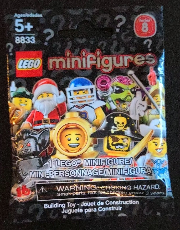 LEGO Series 8 8833 RED CHEERLEADER Collectible Minifigures CMF NEW ...