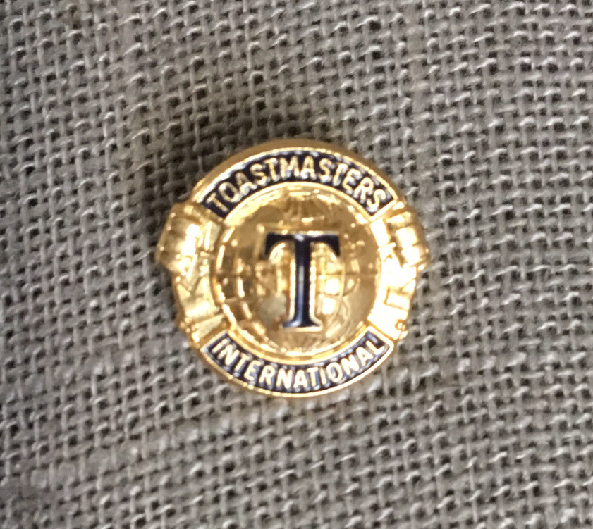 Toastmasters International Lapel Tie Pin Gold Tone | eBay