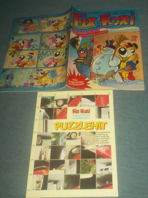 FIX UND FOXI COMIC HEFT BAND NR.52/1989/JAHRGANG 37 + PUZZLE-HIT | eBay.de