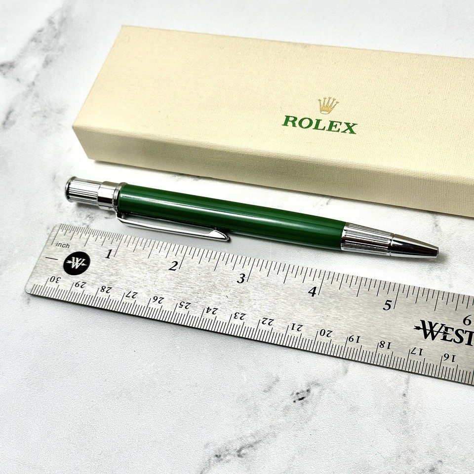 Rolex Emerald Oyster Ballpoint Click Pen AD VIP Gift | eBay