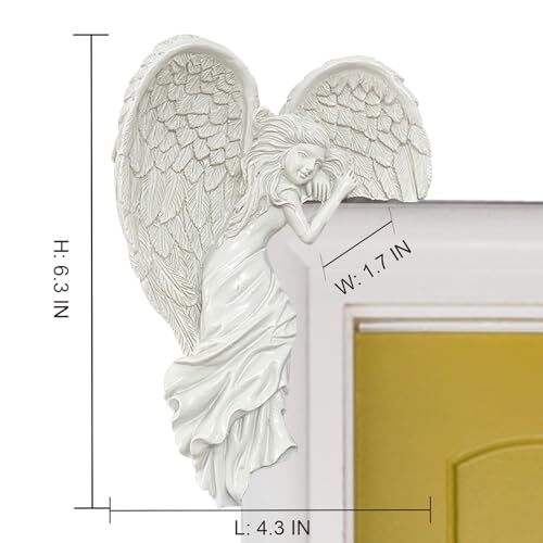 2-Pcs Angels Door Frame Decoration, Angel Wings Wall Decor Angel ...