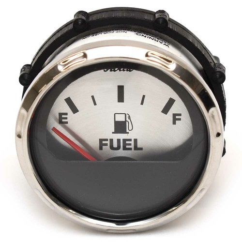 Faria Beede Boat Fuel Level Gauge GP0157A | 2 Inch Spun Silver | eBay
