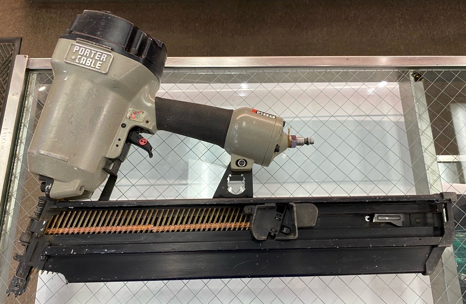 Porter Cable - FR350A 22-degree 2"-3-1/2" Round Head Framing Nailer ...