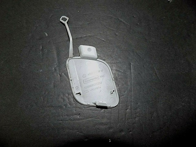 14-17 MERCEDES W222 S Class Rear Bumper Tow Hook Cover White OEM ...