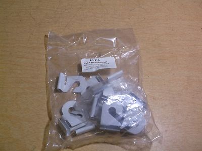 NEW McMaster-Carr Aluminum Ceiling Hooks, White, Lot of 20 Left & Right ...