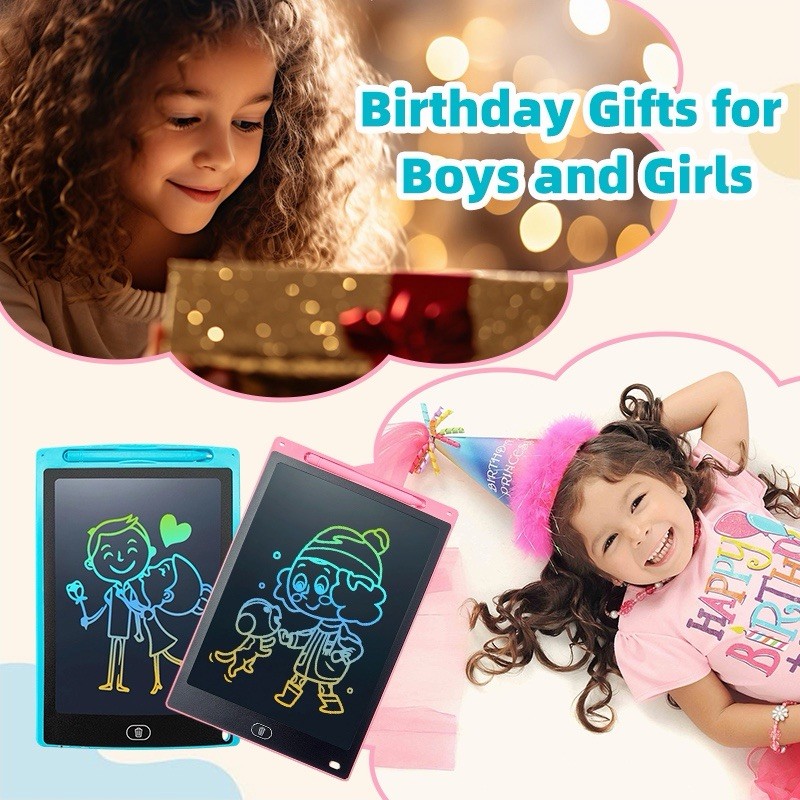 12 Inch LCD Writing Tablet Coloring Drawing Board for Kids Random ...
