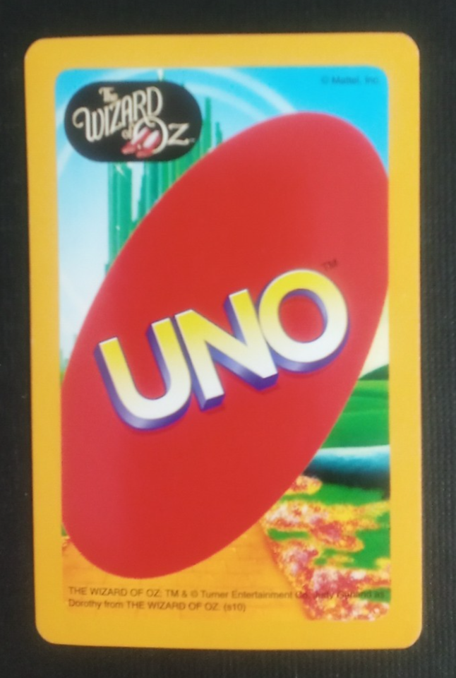 2007 Wizard Of Oz UNO Card Wild Draw 4 Card (B) | eBay