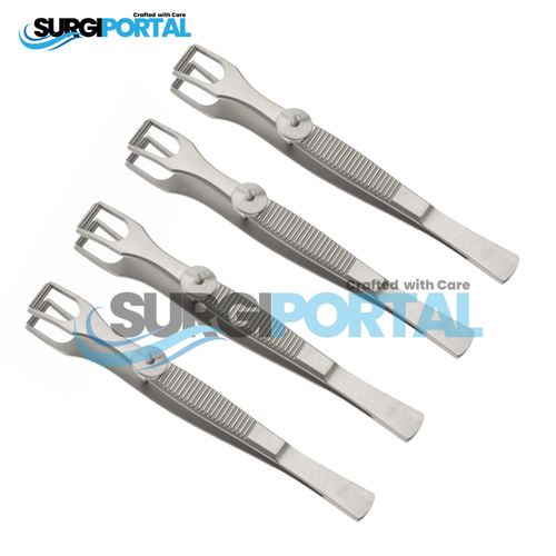 Cottle Columella Clamp Fixation screw 4 PCs Set roller forceps roller ...