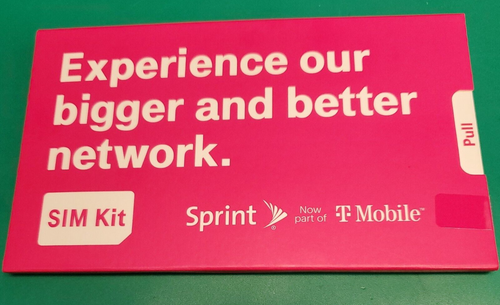 Sprint T-Mobile WELCOME SIM CARD KIT NEW SEALED | eBay