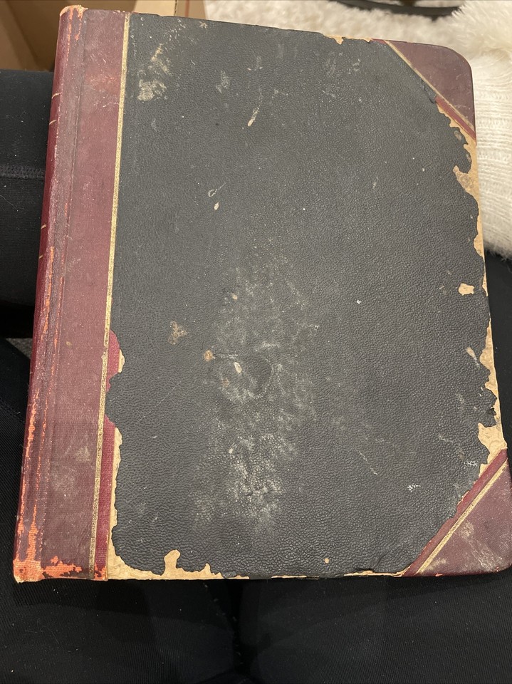 LOT Antique Handwritten Ledger Inventory Book Late 1800s Early 1900s ...