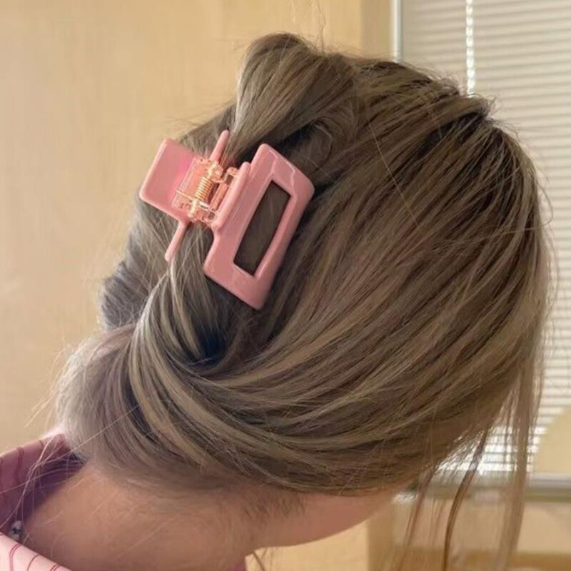 Hair Claws Clip For Women Ponytail Clips Geometric Square Medium Size ...