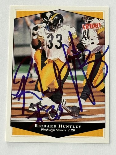 Richard Huntley 1999 Victory Authentic Signed Autograph Auto Card ...