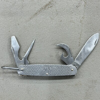 VINTAGE 1993 CAMILLUS 4 BLADE U.S. ARMY ISSUE KNIFE | eBay