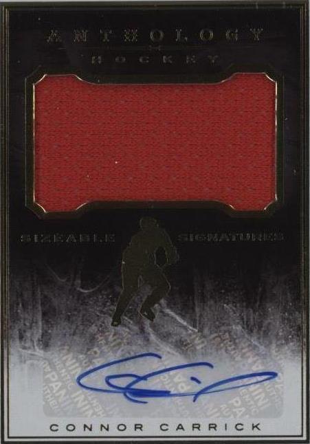 2015-16 Panini Anthology - Sizeable Signatures Jersey Connor Carrick # ...
