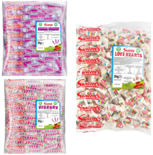 Swizzels Sweets Retro Mini Wedding Favours Party Bag Valentines Candy ...