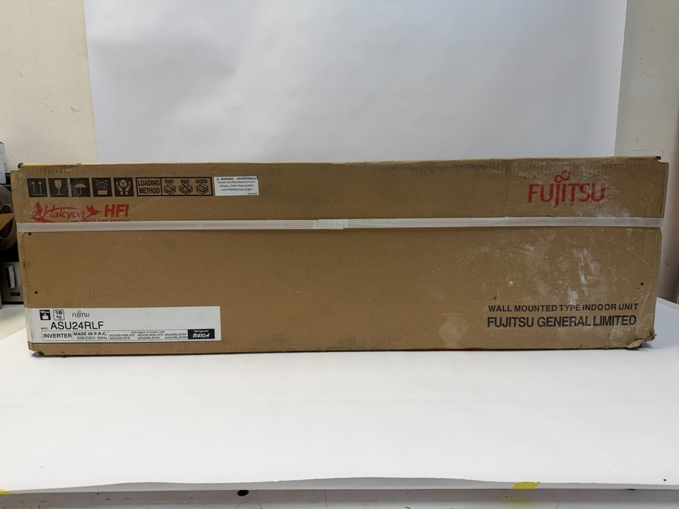 NEW Fujitsu ASU24RLF Wall-Mounted Indoor Unit 24,000 BTU Ductless Mini ...