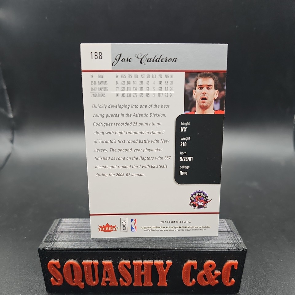 2007-08 Fleer Ultra - Jose Calderon #188 Retail | eBay
