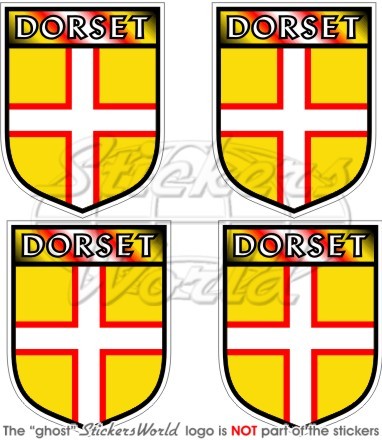DORSET County Britain UK British Shield 50mm(2") Vinyl Bumper Stickers ...