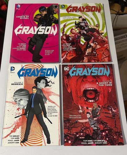 Grayson TPB by Tim Seeley and Tom King volumes 1 - 4 | eBay