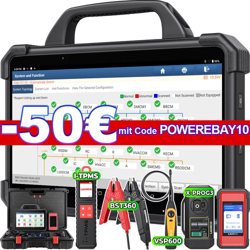 2025 LAUNCH X431 PAD VII PAD 7 OBD2 Diagnosegerät X-PROG3 i-TPMS BST360 VSP600 | eBay.de