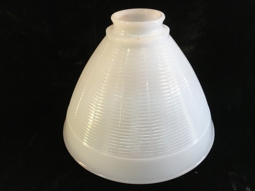 Vintage 8" Milk Glass Diffuser Globe Paneled with Horizontal Lines | eBay