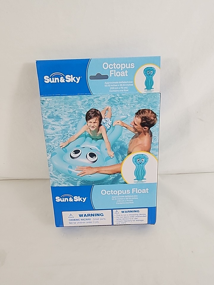 Pool Float Octopus Shape Water Toy by Sun & Sky NIB | eBay