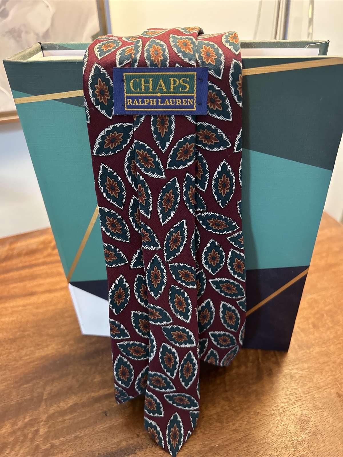 Purple Label CHAPS Ralph Lauren Men's Tie Necktie 56” - Gem