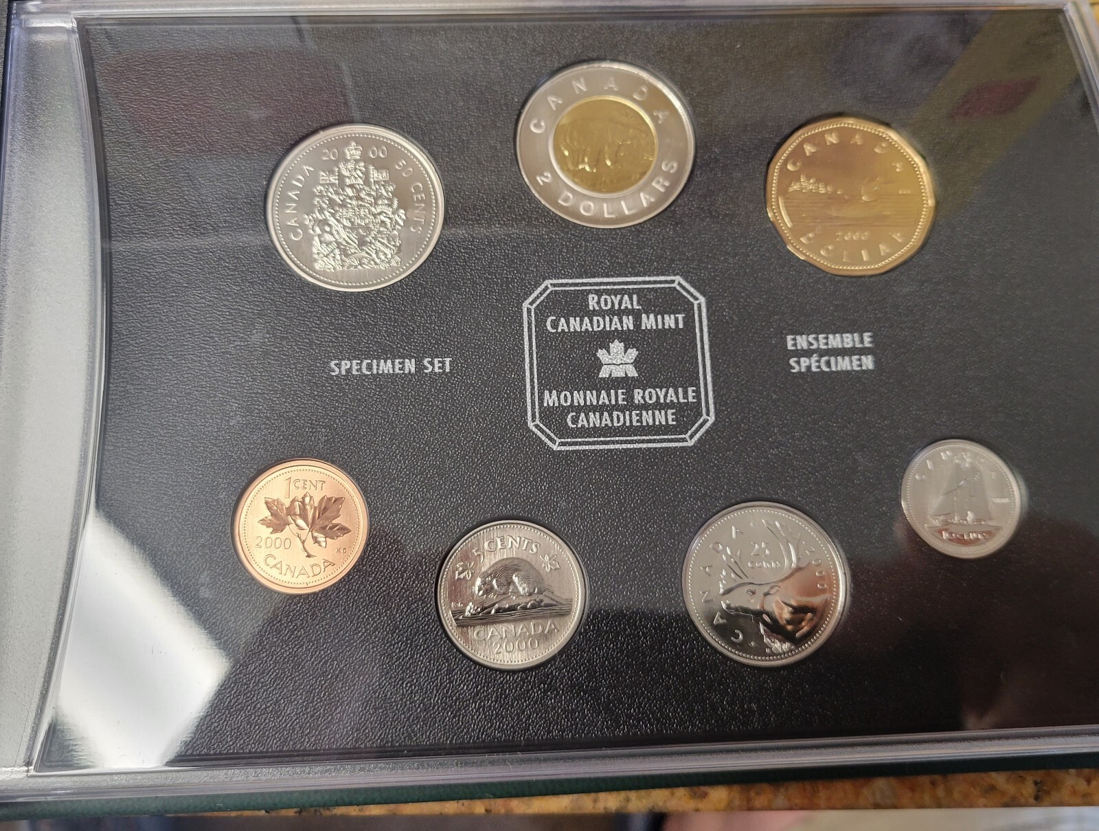 2000 Royal Canadian Mint Specimen Set. 7 Coins. | eBay