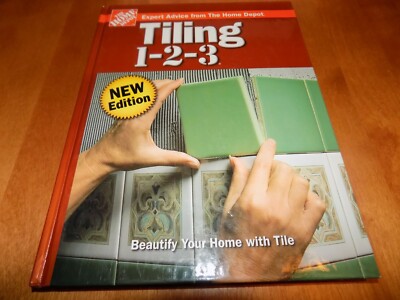 TILING 1-2-3 HOME DEPOT Tile Techniques Tiles Skills Install NEW ...