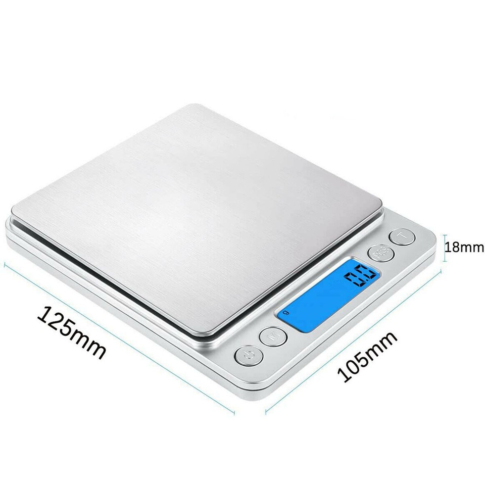 LCD Digital kitchen food Scale 3000g / 0.1g Electronic Weight Food ...