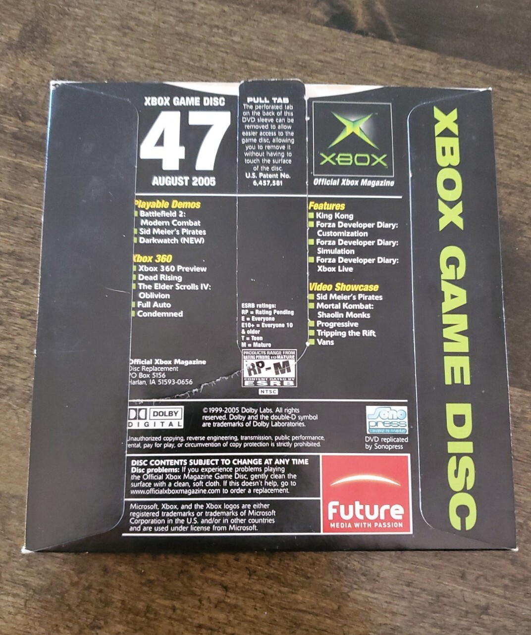 Official Xbox Magazine Demo Disc 47 (Microsoft Xbox, 2005) for sale ...