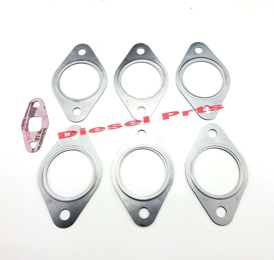 Exhaust Manifold Gaskets with Bolts For Cummins 6CT replaces # 3932063/ ...