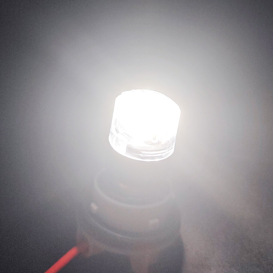 2x 1157 LED Turn Signal Brake Reverse Parking Light Bulb White ...