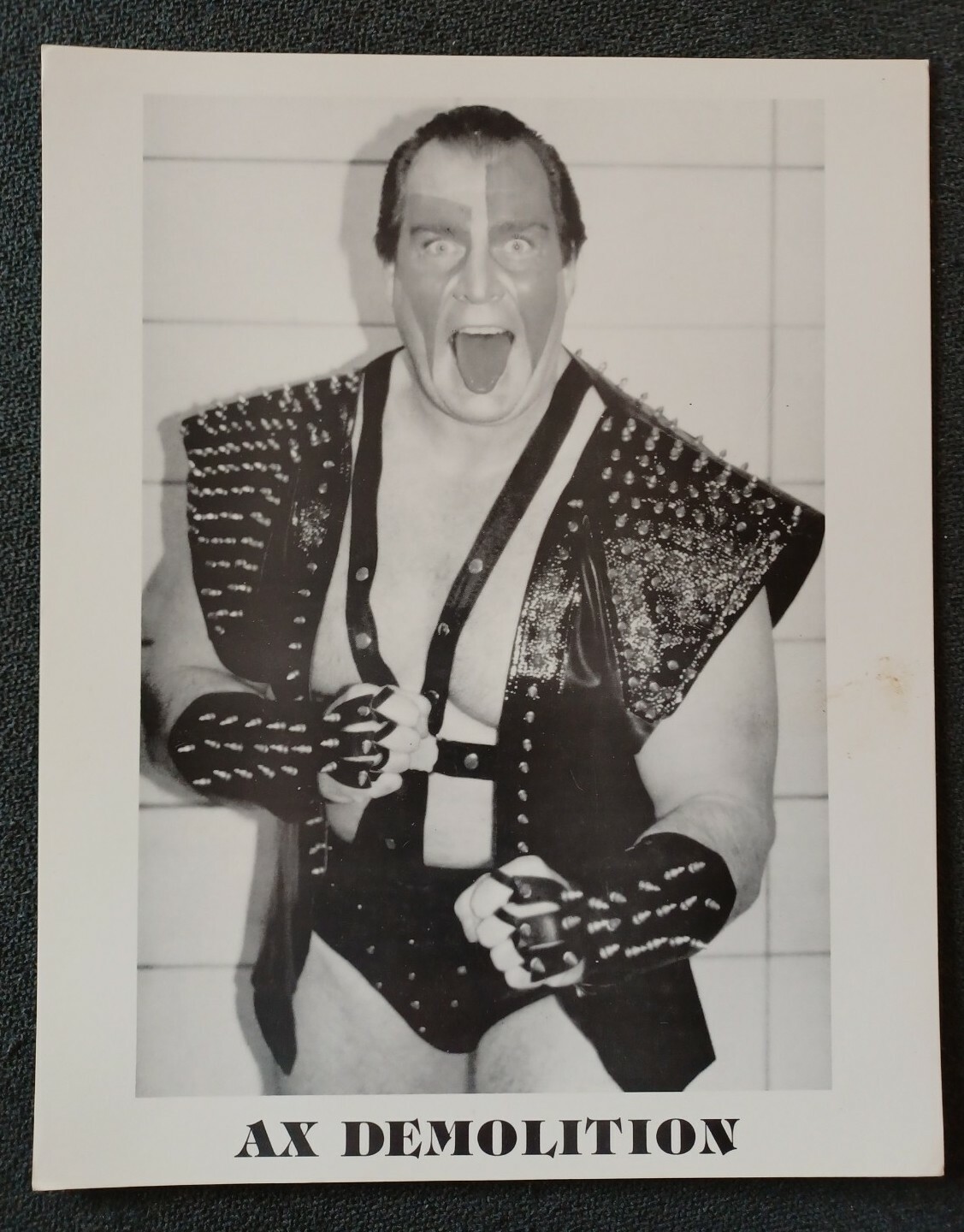 💥1️⃣9️⃣8️⃣0️⃣s Original AXE Demolition 8x10 Photo vintage NWA WWF ...