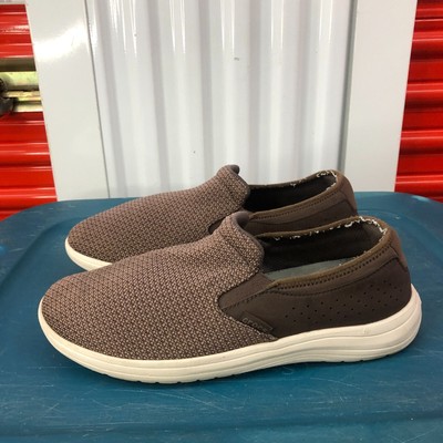 Crocs Reviva Slip On Mens Loafers 10 US Comfort Shoes Brown Mesh Upper ...