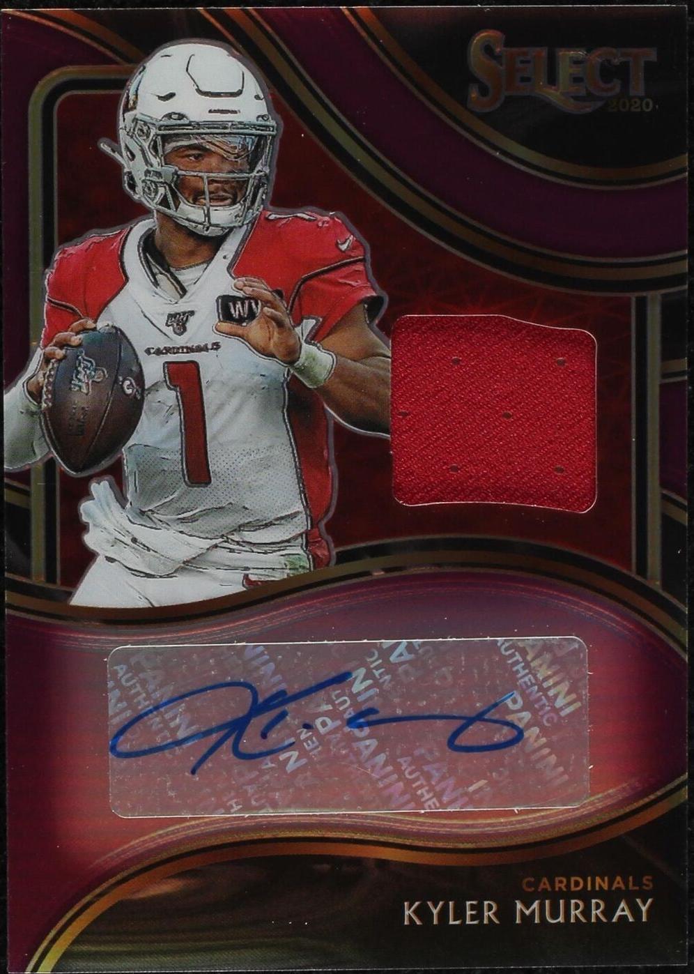 2020 Panini Select - Signature Memorabilia Kyler Murray #SM-KMU Purple ...