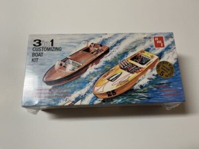 AMT 3 in 1 Customizing Boat Kit With Trailer Factory Sealed | eBay