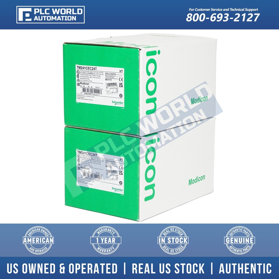 Schneider Electric TM241CEC24T Modicon M241, PNP Transistor Outputs ...