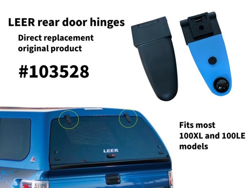 LEER rear door hinges with hardware #103528 works with most 100XL/100LE ...
