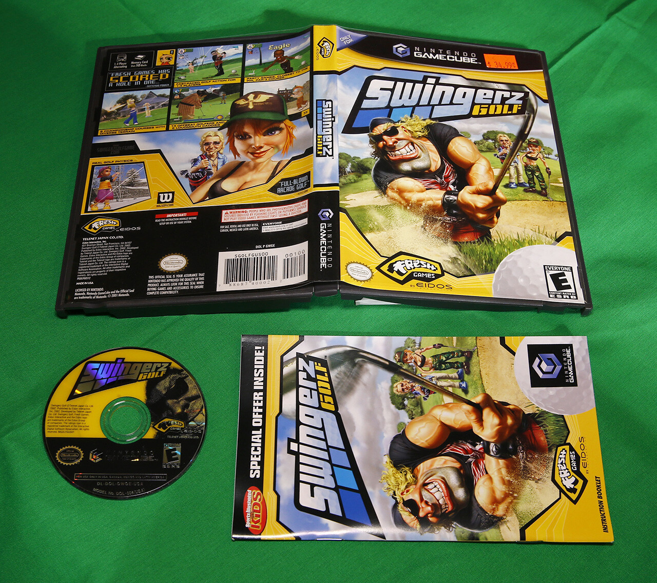 Swingerz Golf • Nintendo GameCube System/Console by Eidos • Golfing ...