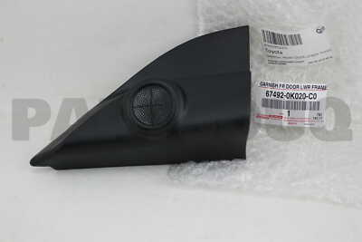 674920K020C0 Genuine Toyota GARNISH, FRONT DOOR LOWER FRAME BRACKET, LH ...